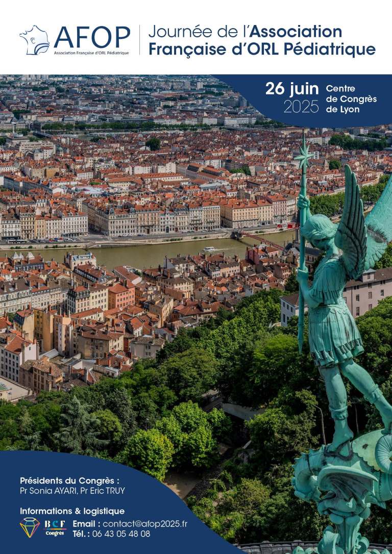 Journée de l’AFOP 2025 – Association Française d'ORL Pédiatrique